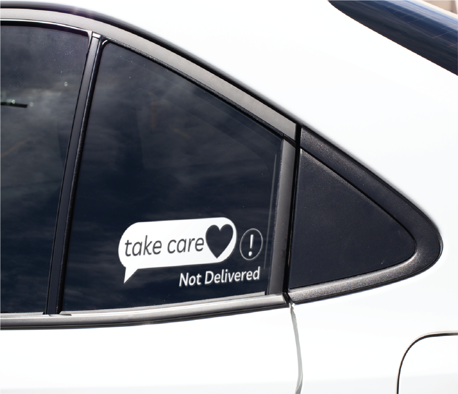 Sticker Auto Take Care | Autocolant Auto | Amo-Stickers